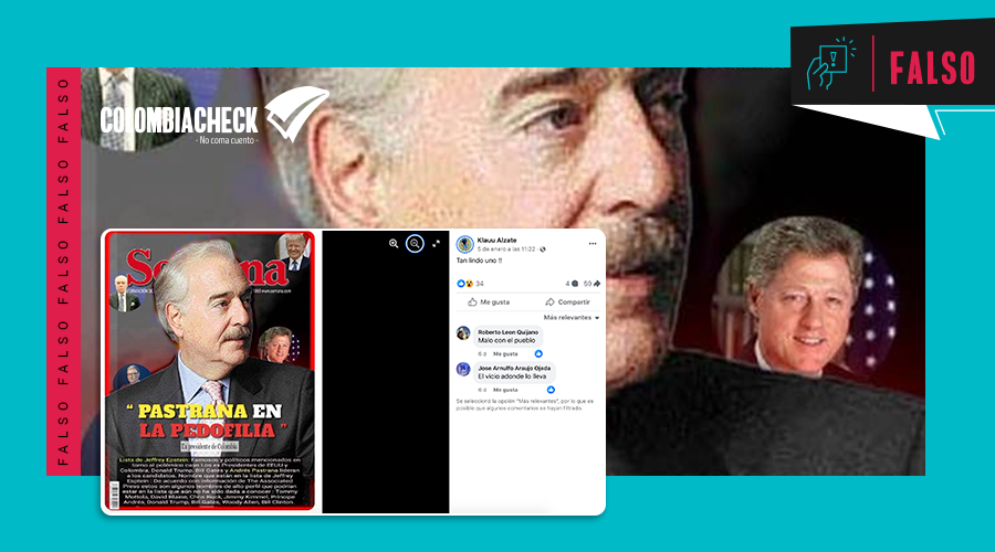 Revista Semana no publicó portada sobre ‘Pastrana en la pedofilia’ por ‘lista Epstein ...